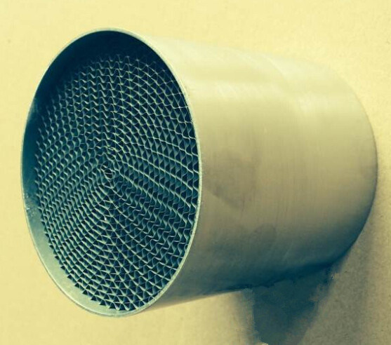 Motorcycle Exhaust System Honeycomb Metal Catalytic Converter